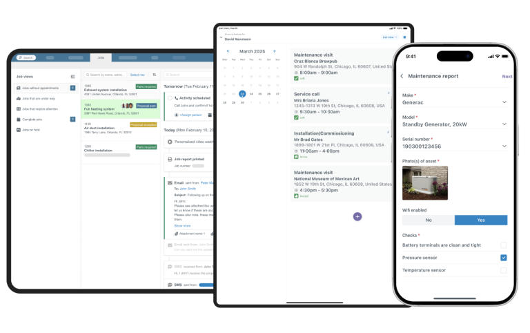 Live Job Tracking Software for Service Businesses | Commusoft
